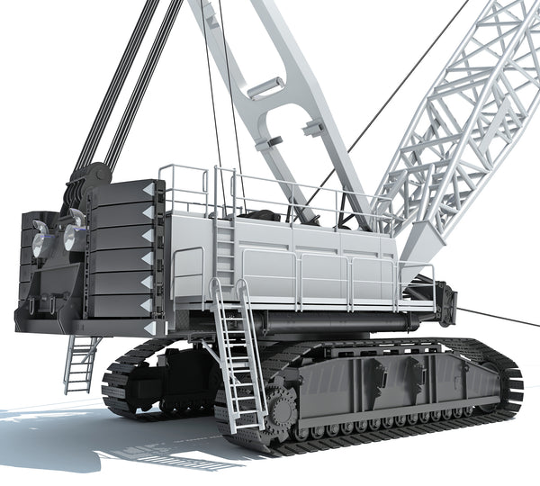 Liebherr Dragline HS 8300 Dragline Excavator Mining Machinery – 3D Horse