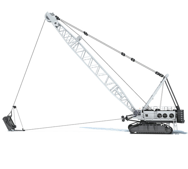 Liebherr Dragline HS 8300 Dragline Excavator Mining Machinery – 3D Horse