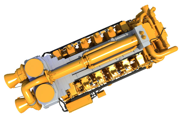 Marine Propulsion Engine Caterpillar 3D Model – 3D Horse