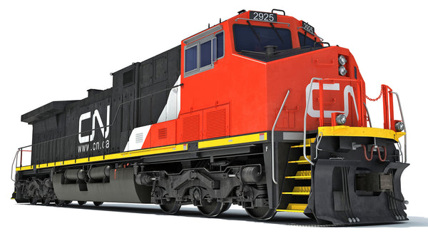 Locomotive Canadian National Railway CN - 3D Models – 3D Horse