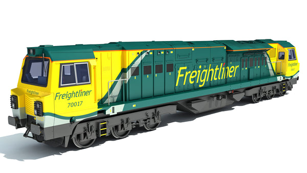 British Rail Class 70 PowerHaul Locomotive 3D Model – 3D Horse