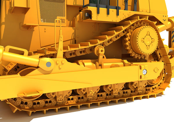 3D Models - Tracked Dozer 3D Model – 3D Horse
