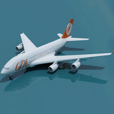 Airbus 3D Model with 22 Airline Textures – 3D Horse