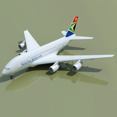 Airbus 3D Model with 22 Airlines Textures – 3D Horse