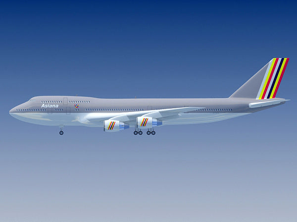 3D Aircraft with 21 Airline Textures – 3D Horse