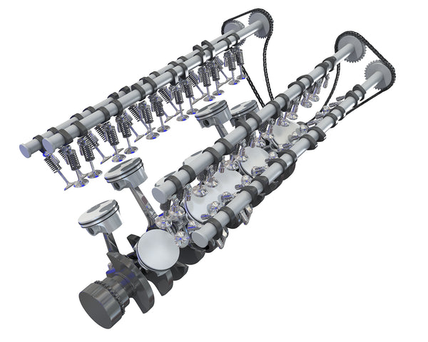 Animated V12 Engine Cylinders 3D Models – 3D Horse