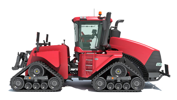 Tracked Articulated CASE Quadtrac Tractor – 3D Horse