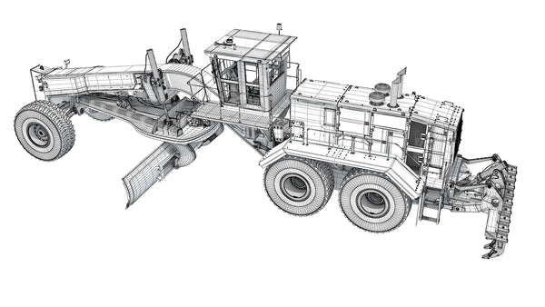 Motor Grader Caterpillar Cat 3D Models – 3D Horse