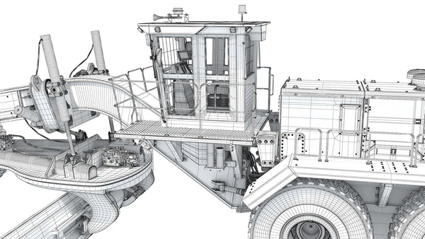 Motor Grader Caterpillar Cat 3D Models – 3D Horse