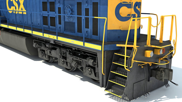CSX Diesel Electric Locomotive 3D Models – 3D Horse