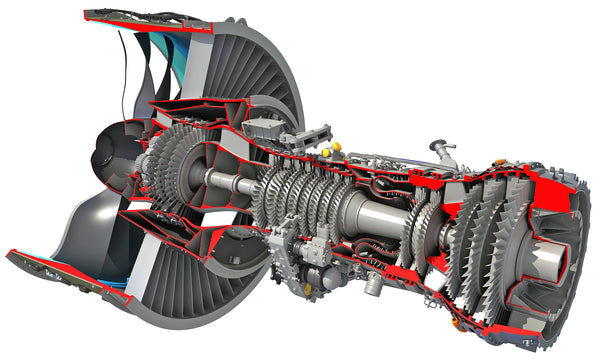 Cutaway GTF Turbofan Engine - 3D Models – 3D Horse