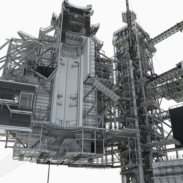 Animated Launch Complex 39A 3D Model – 3D Horse