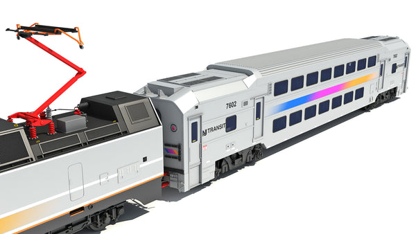 NJ New Jersey Transit Train 3D Models – 3D Horse