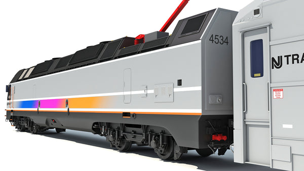 NJ New Jersey Transit Train 3D Models – 3D Horse