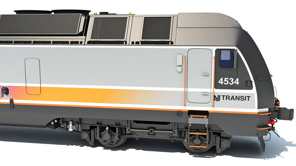 NJ New Jersey Transit Train 3D Models – 3D Horse