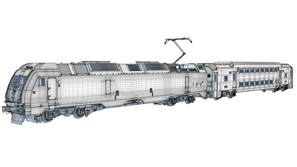 NJ New Jersey Transit Train 3D Models – 3D Horse