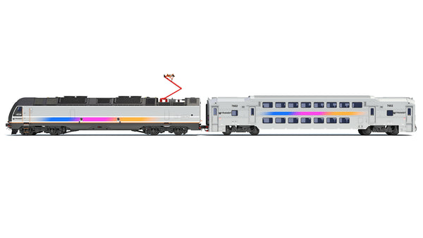 NJ New Jersey Transit Train 3D Models – 3D Horse