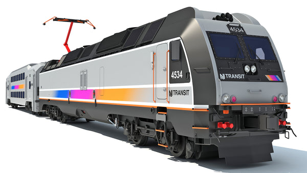 NJ New Jersey Transit Train 3D Models – 3D Horse
