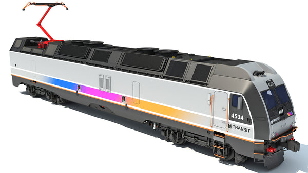NJ Transit Locomotive Train 3D Models – 3D Horse