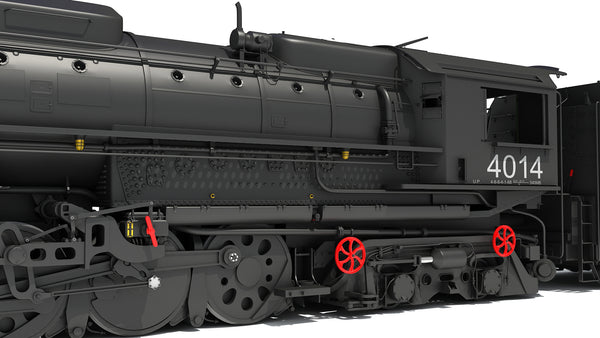 Union Pacific Big Boy 4014 Steam Locomotive – 3D Horse