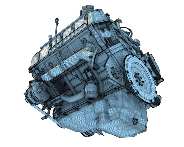 Animated Engine with Gasoline Ignition 3D Models – 3D Horse