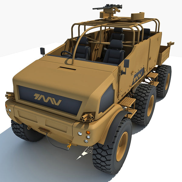 British Military Vehicle TMV 6x6 3D Model – 3D Horse