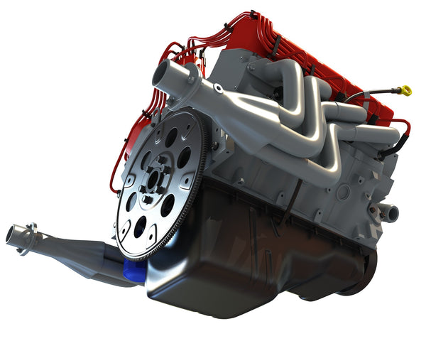 Big Block Deluxe Crate Engine 3D Model – 3D Horse