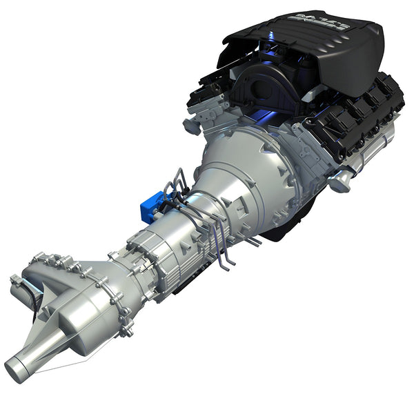 Dodge Ram V8 Engine 3D Model – 3D Horse