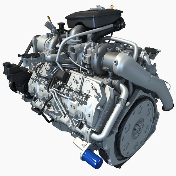 Duramax Chevrolet Silverado 3D Engine Model – 3D Horse