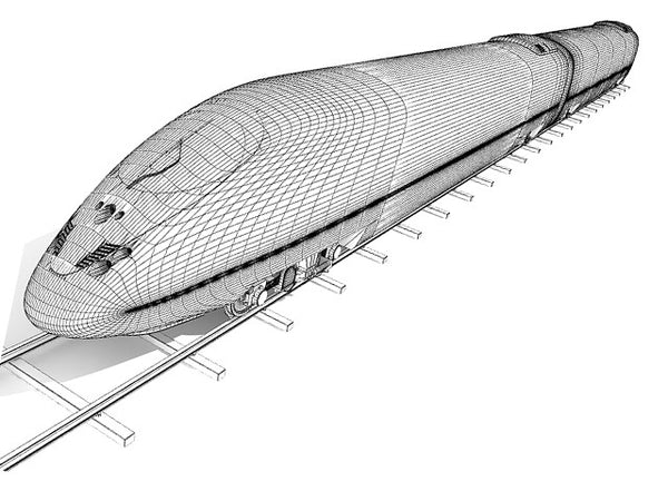 High-Speed Train 3D Models – 3D Horse