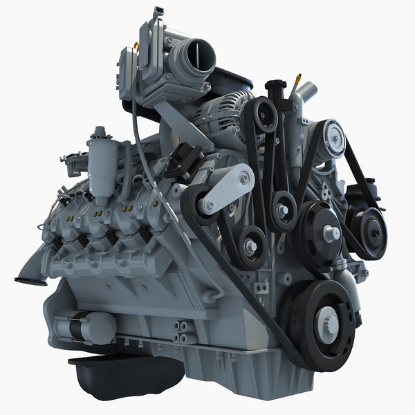 Duramax Diesel Turbo Engine 3D Model – 3D Horse